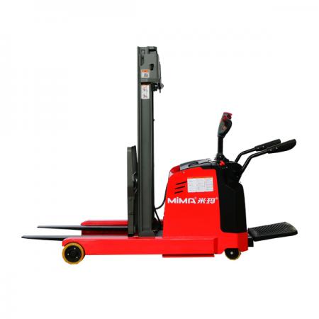 MFA Series Stand On Electric Reach Stacker Truck